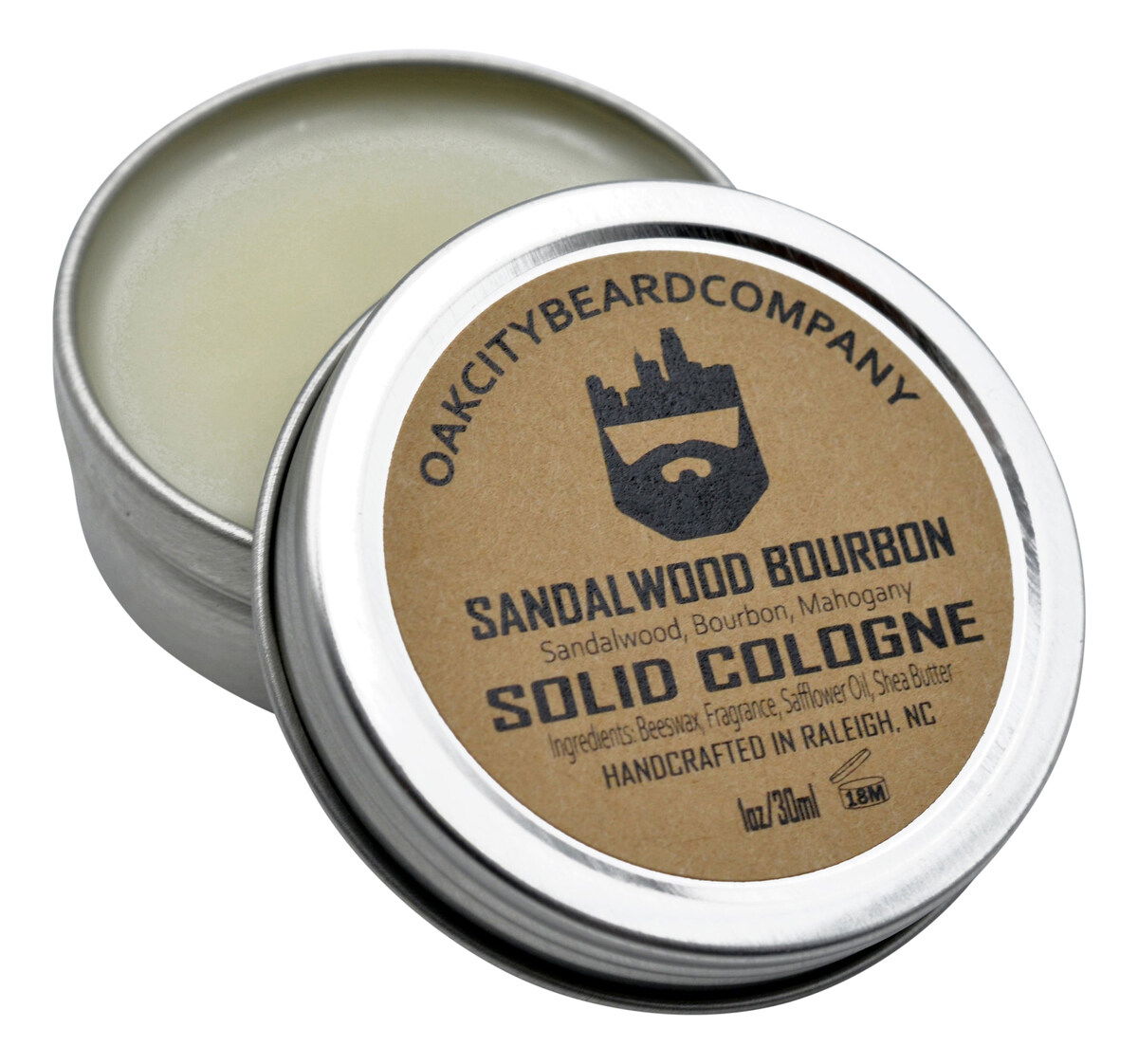 Sandalwood Bourbon by Oak City Beard Company (Solid Cologne) & Perfume Facts