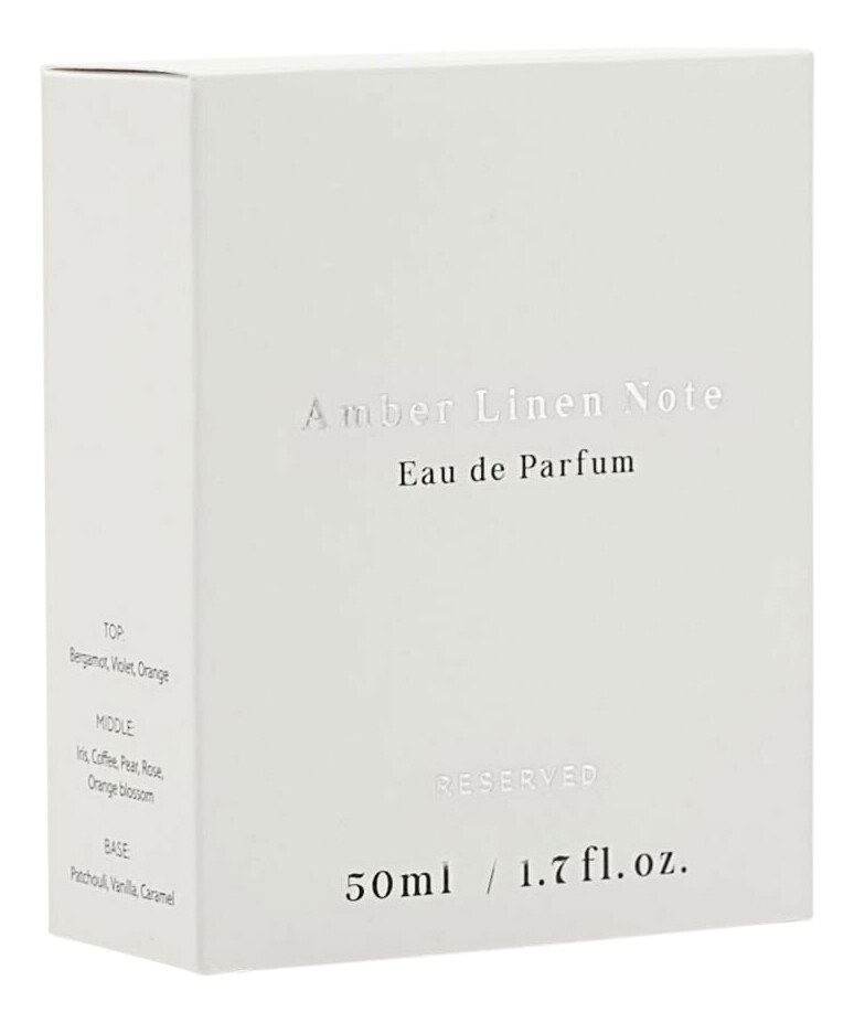 Amber Linen Note by Reserved » Reviews & Perfume Facts