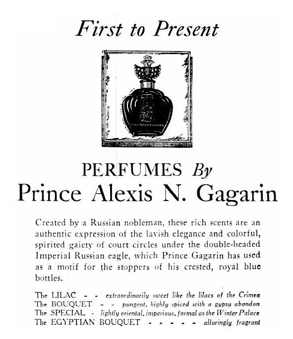 Egyptian Bouquet by Prince Alexis N. Gagarin » Reviews & Perfume Facts