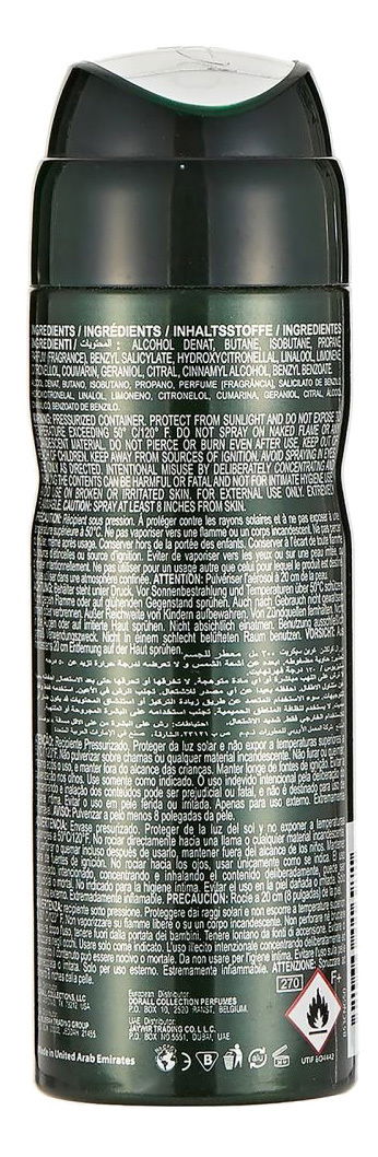 Green Secret by Dorall Collection (Body Spray) » Reviews & Perfume Facts