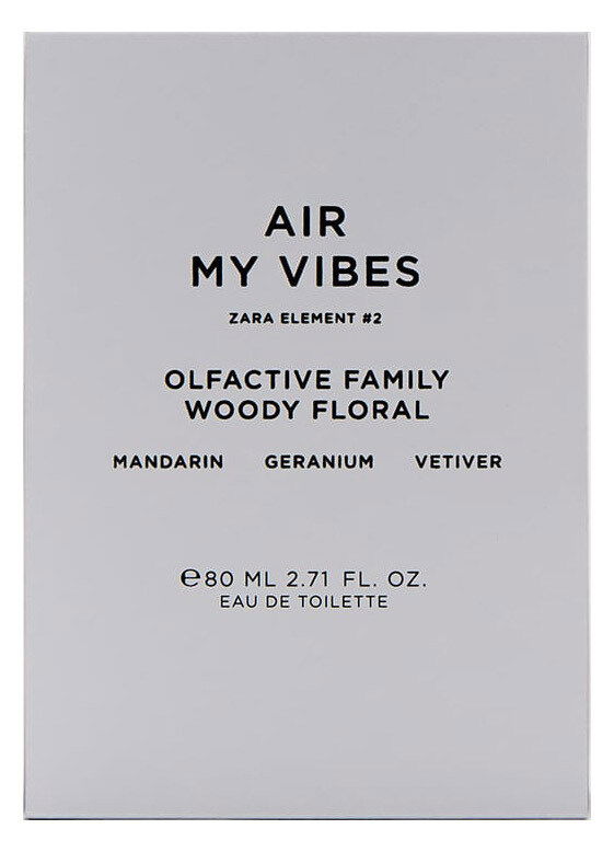 Zara - Element #2 - Air My Vibes » Reviews & Perfume Facts