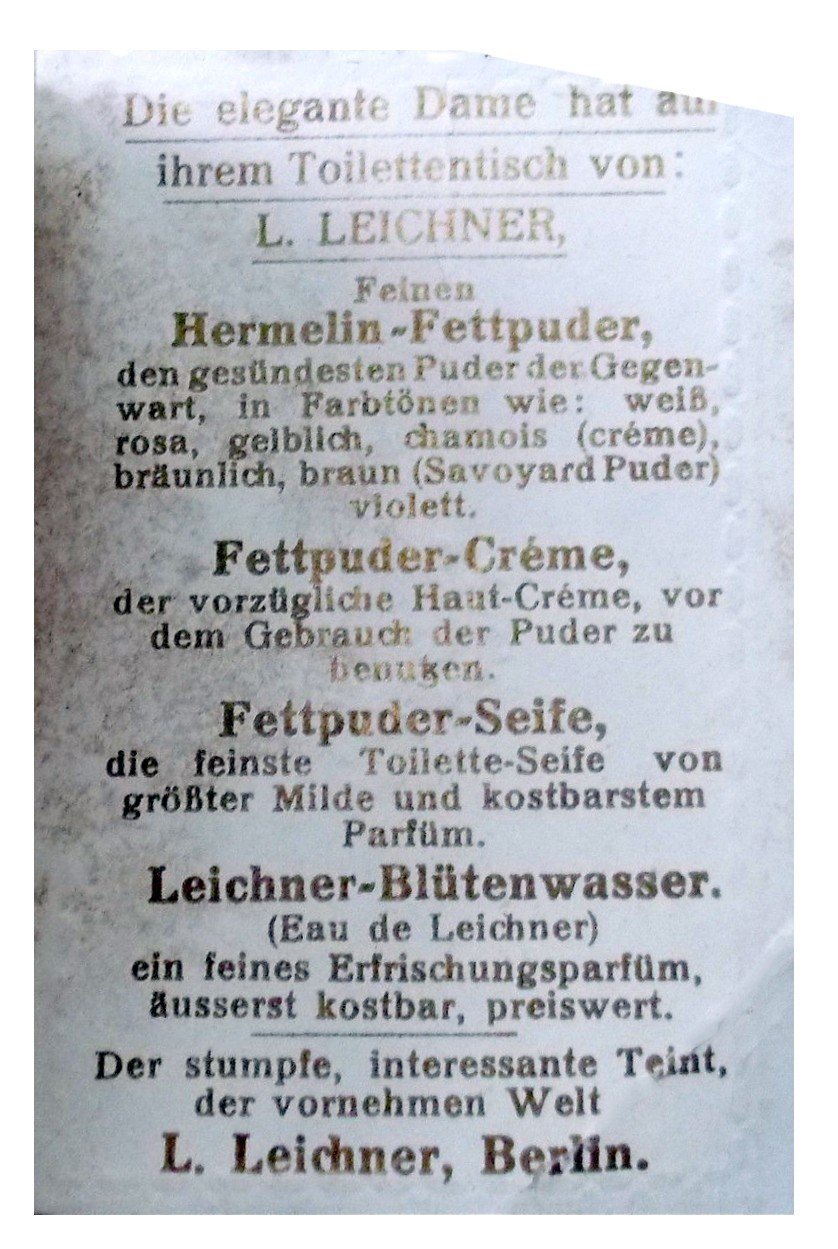 Leichner - Blütenwasser » Reviews & Perfume Facts