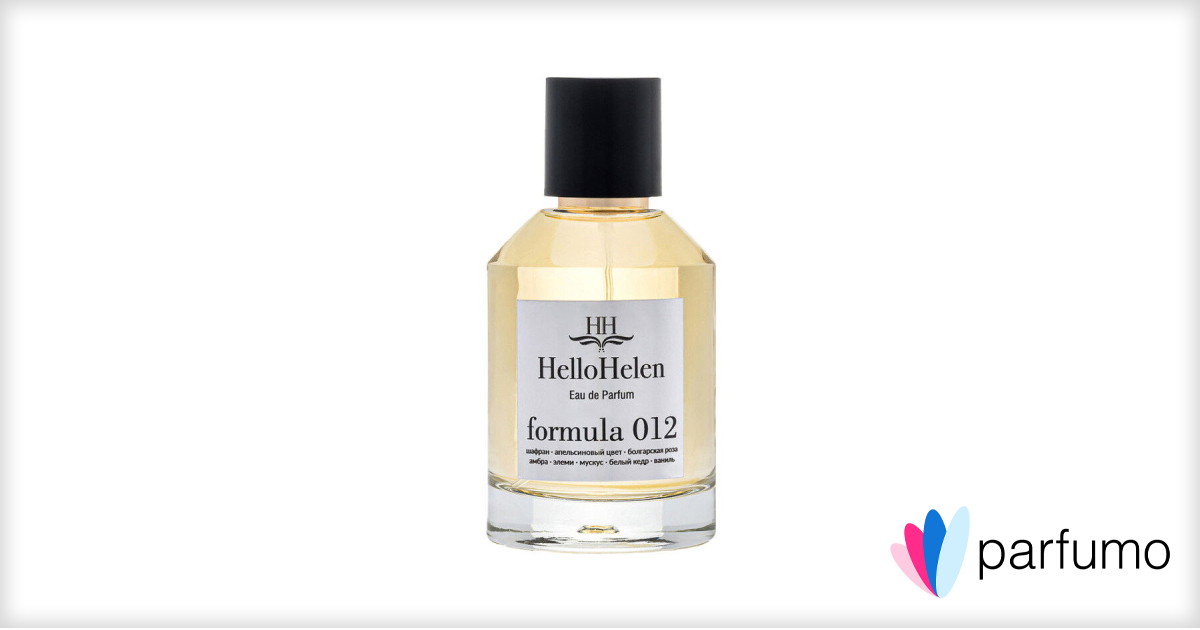 Formula 012 by HelloHelen » Reviews & Perfume Facts