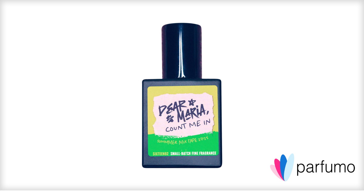 Dear Maria, Count Me In by Sixteen92 (Parfum) » Reviews & Perfume Facts