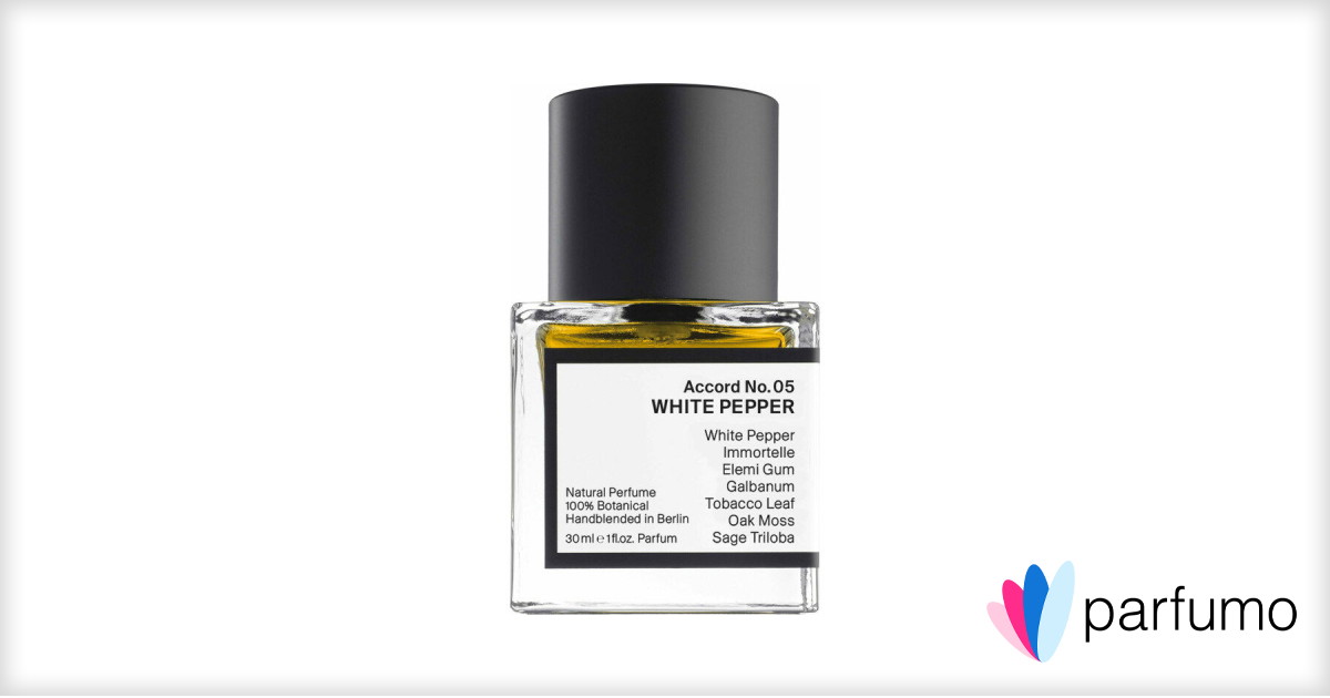 Accord No. 05: White Pepper by Raer Scents » Reviews & Perfume Facts