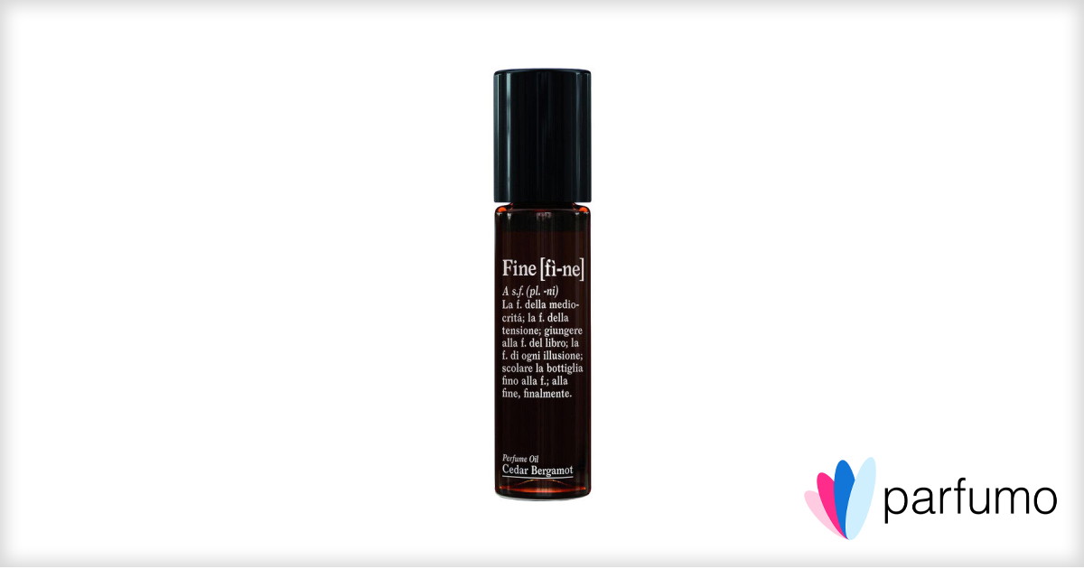 Cedar Bergamot by Fine [Fì-ne] » Reviews & Perfume Facts