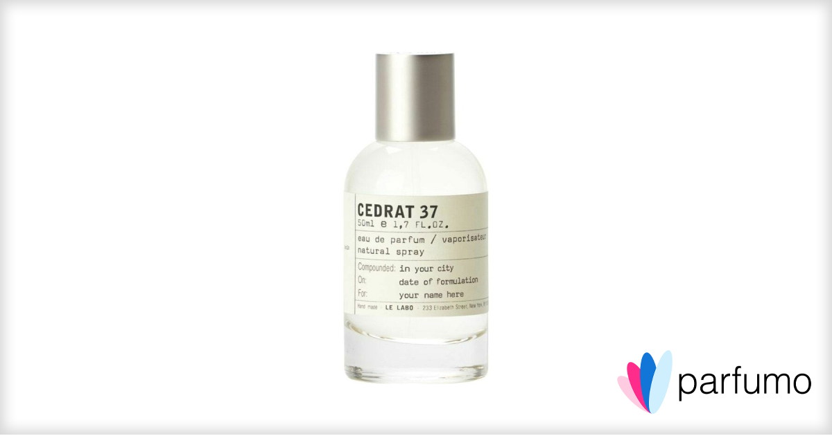 Cedrat 37 by Le Labo » Reviews & Perfume Facts