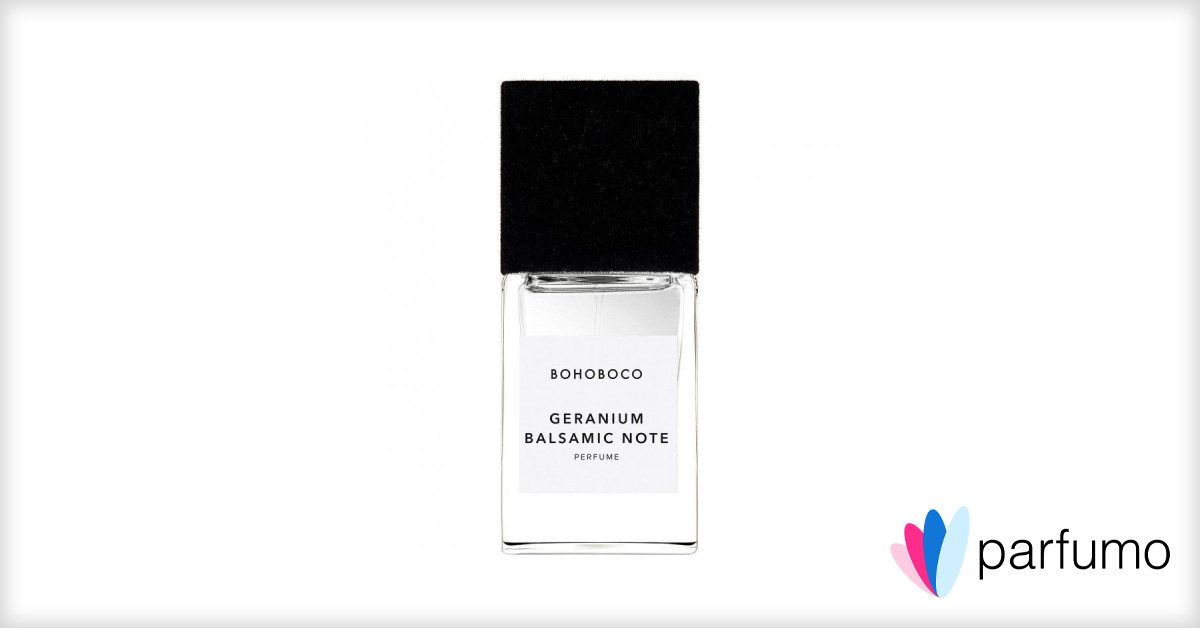 Geranium Balsamic Note by Bohoboco » Reviews & Perfume Facts